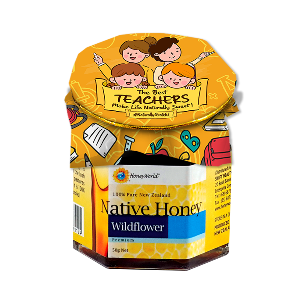 Native Wildflower Honey 50g [Pack of 12] – HoneyWorld