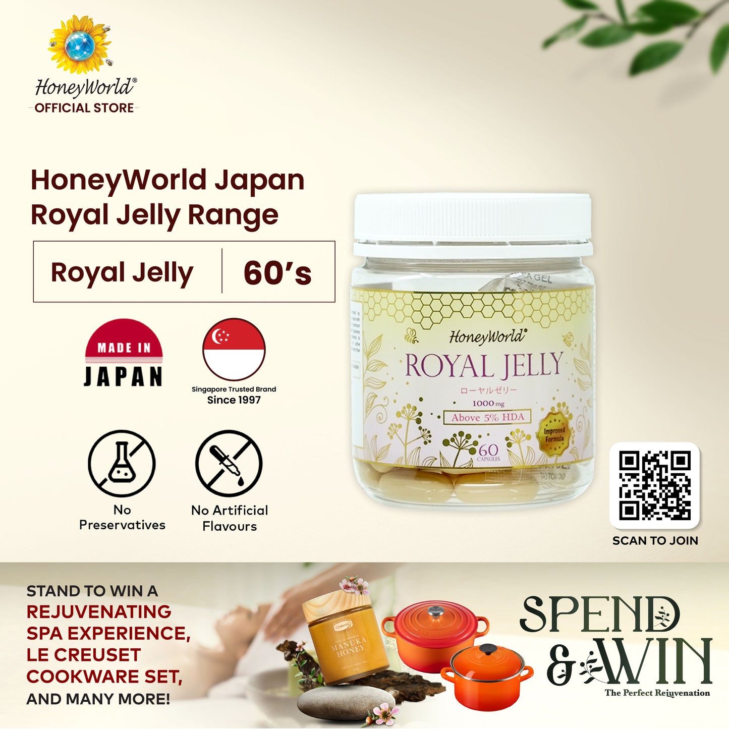 Japan Royal Jelly Capsules – HoneyWorld